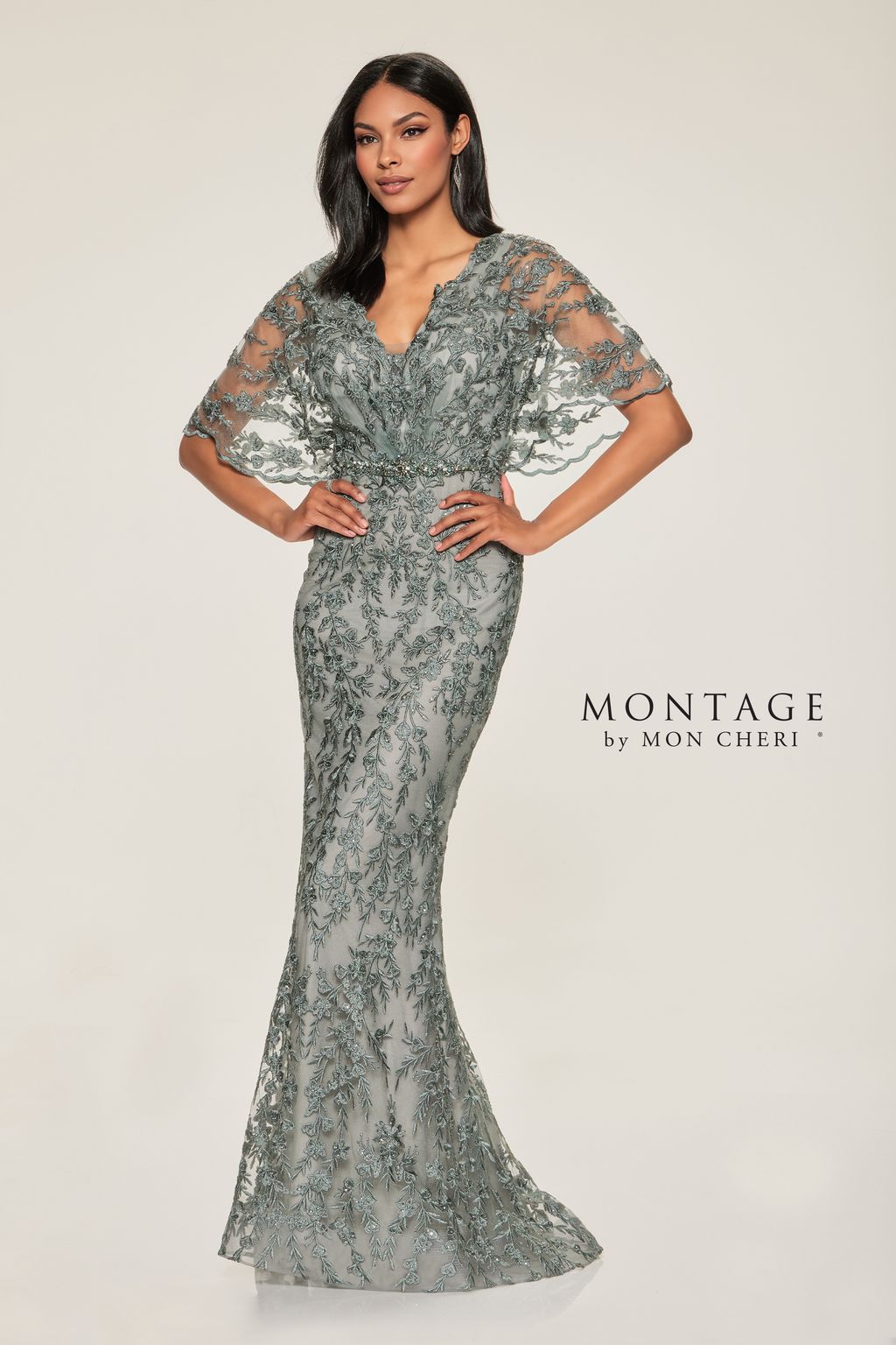 Bordeaux Montage M856 Long Mermaid Formal Dress for 899.0 The Dress Outlet