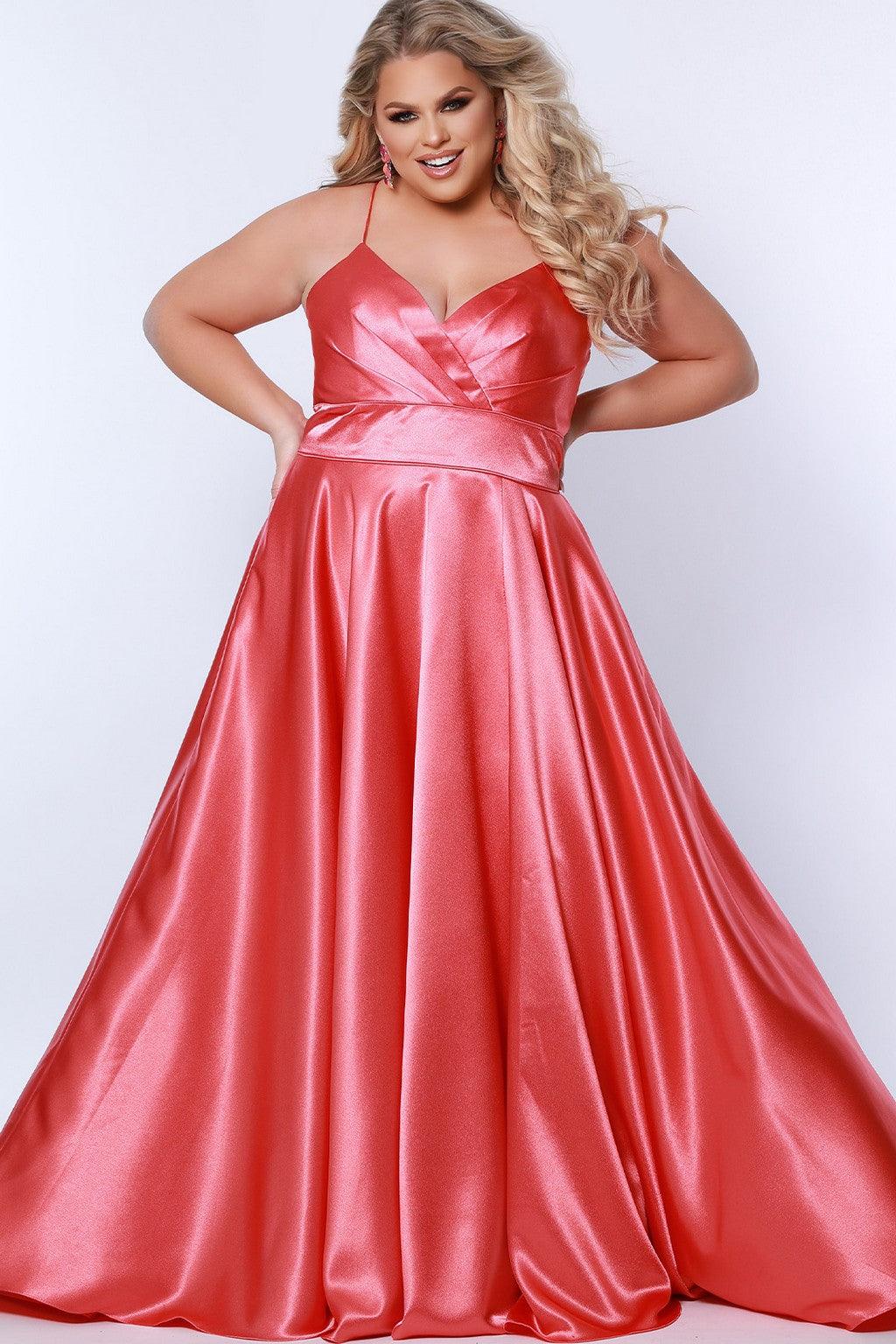 Apricot Sydneys Closet Sc7355 Long Formal Plus Size Prom Dress For 318