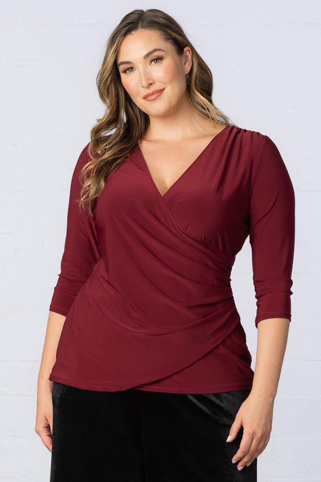 Kiyonna 23152201 Fitted Formal Plus Size Top