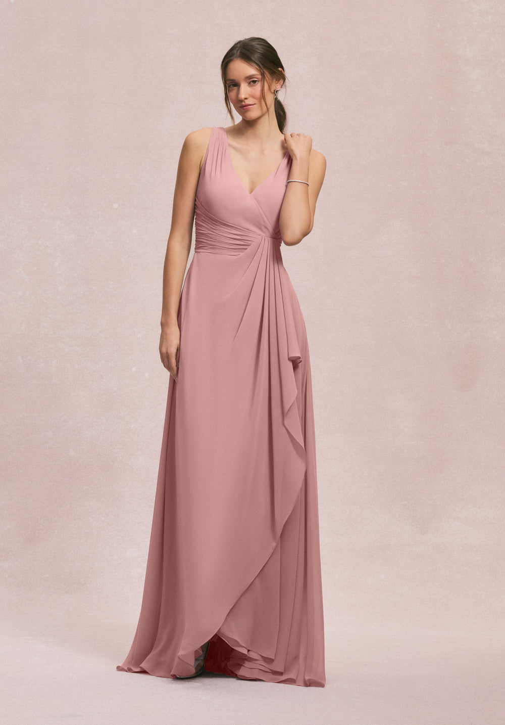 Ruffle Formal Long Dress MGNY Madeline Gardner New York 31249