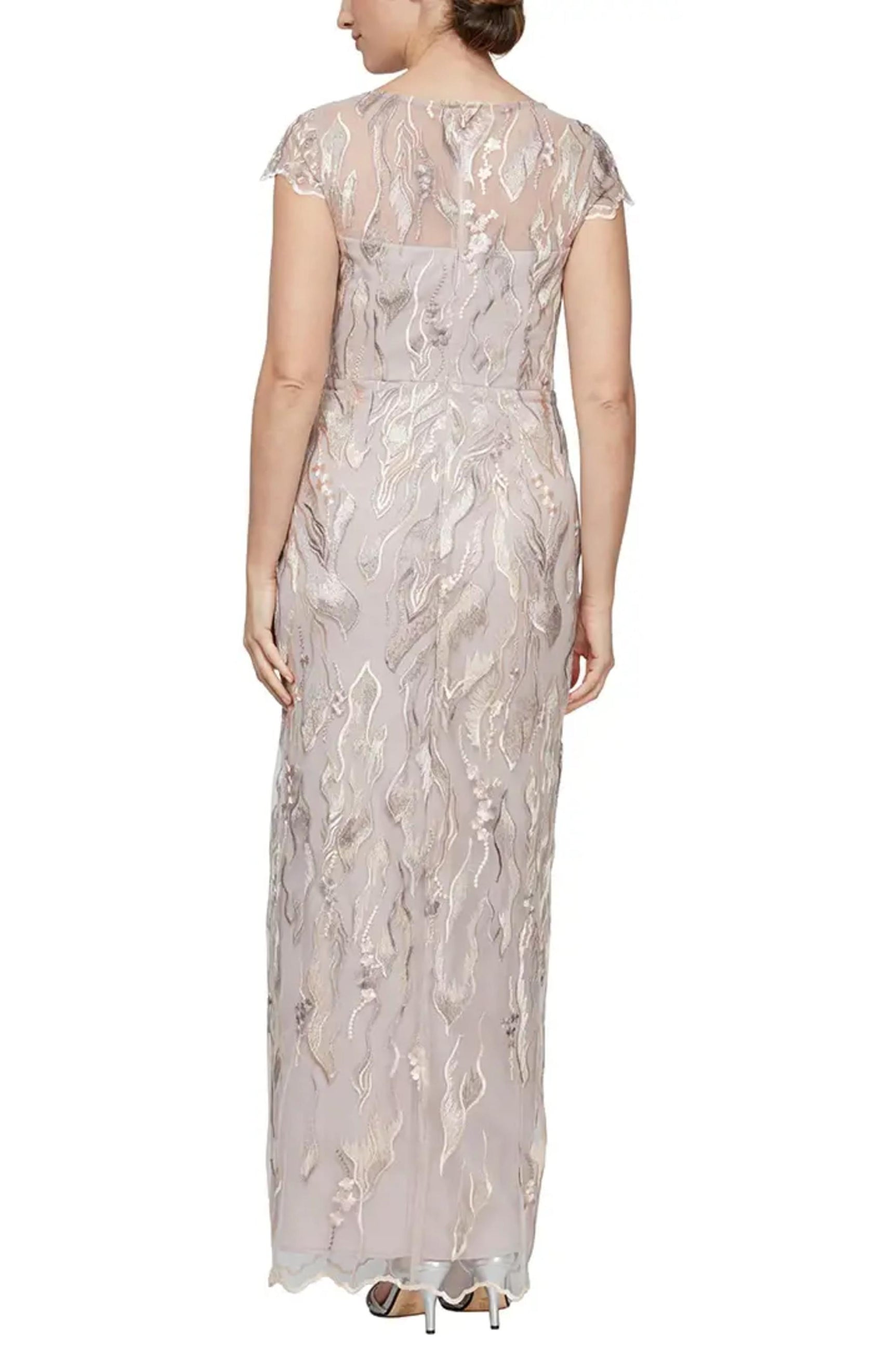Rose Gold Alex Evenings 8196646 Long Formal Dress for $79.99 – The ...