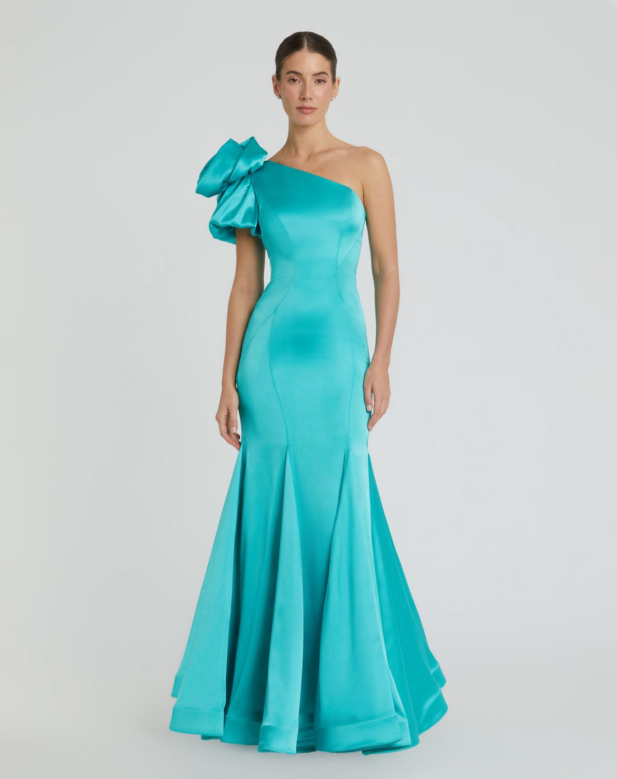 Long Formal Fitted Dress Mermaid Prom Mac Duggal 68703