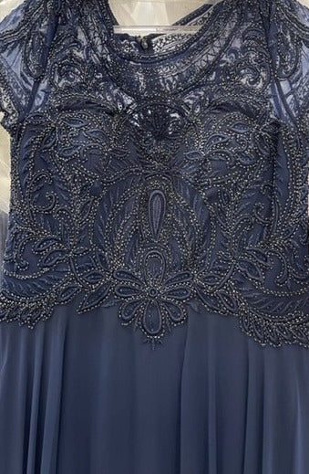 Slate MGNY Madeline Gardner New York 71824 Mother of the Bride Formal ...