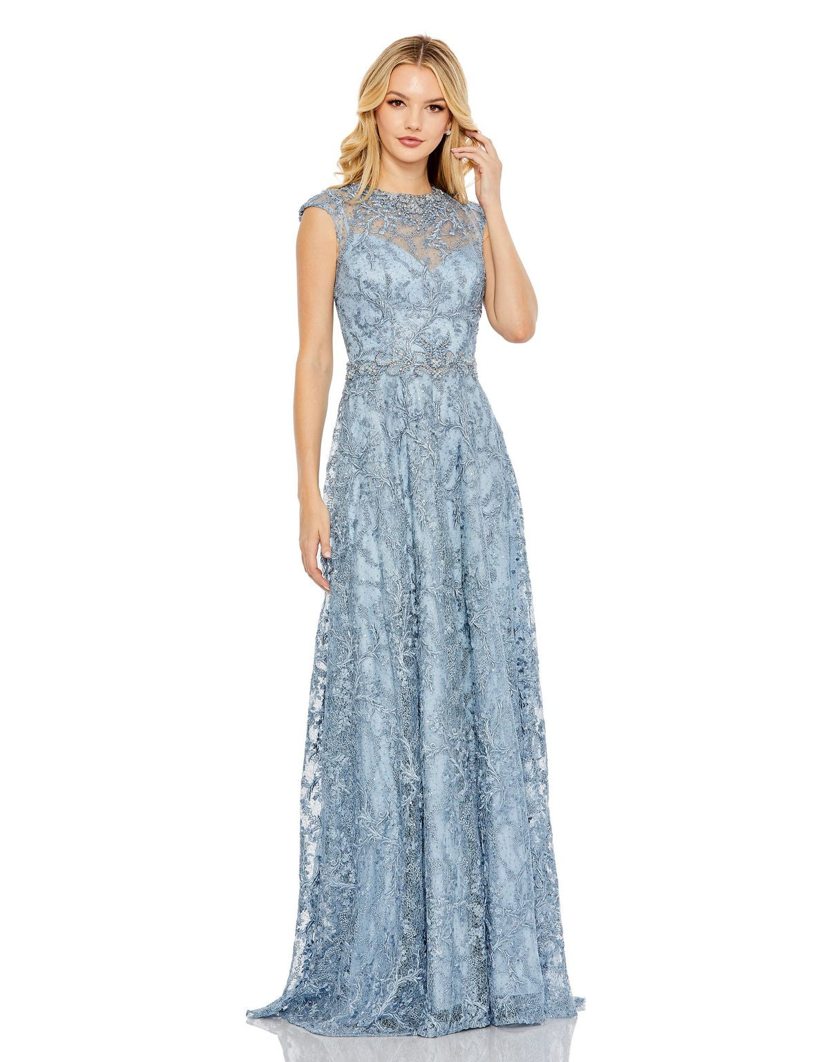 Long Formal Prom Dress A Line Mac Duggal 79430