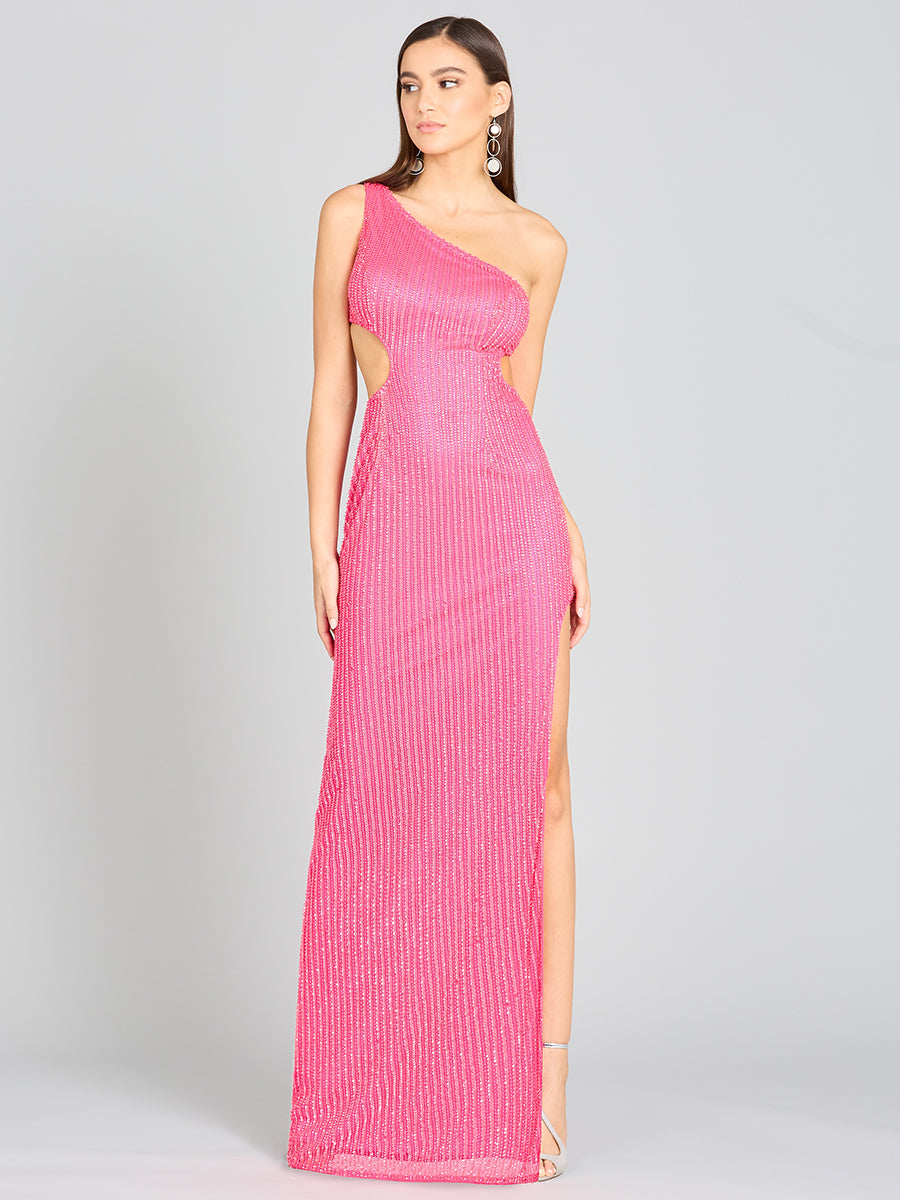 Hot Pink Lara Dresses 9983 Long Formal Sequin Ombre Prom Dress for $495 ...