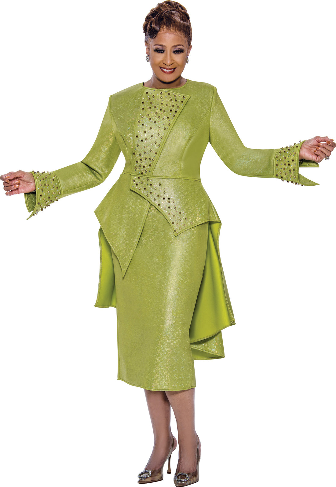 Champagne Divine Apparel DCC5402 Long Sleeve Mother of the Bride Dress ...