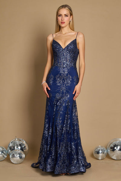 Fitted Corset Long Formal Prom Dress For Formal Event Dylan & David DD1238