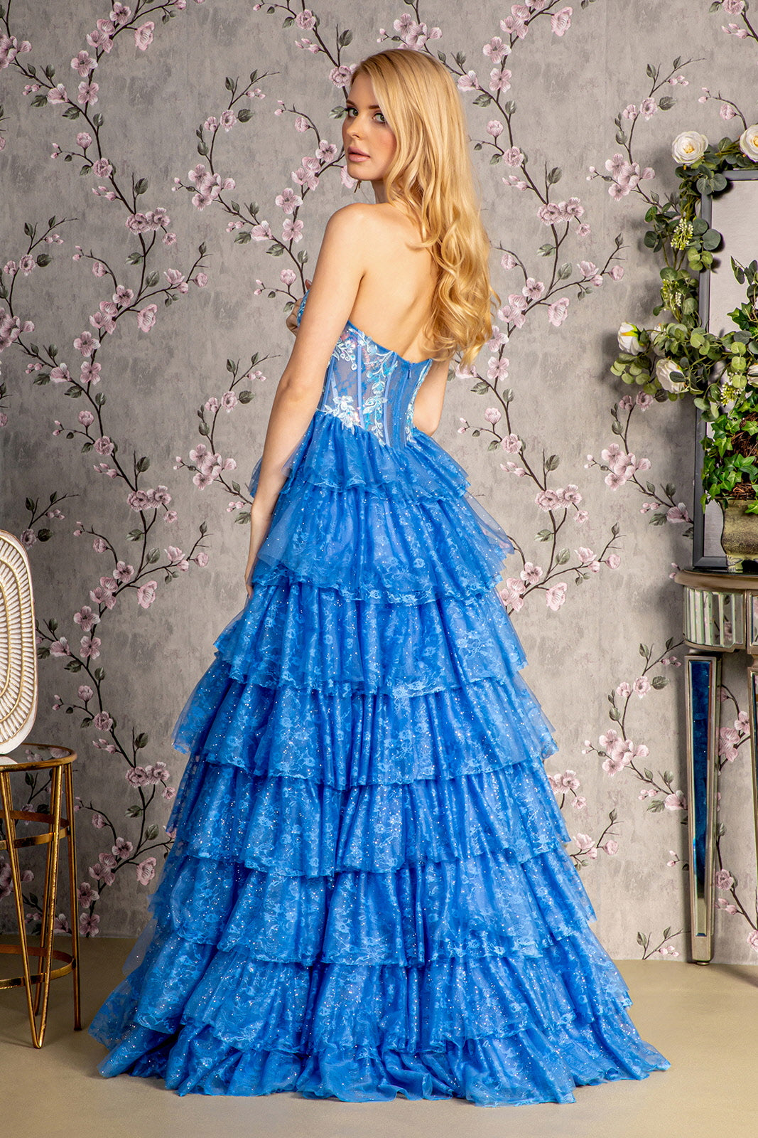 Lapis Blue Long Formal Sequin Prom Dress for $320.0 – The Dress Outlet