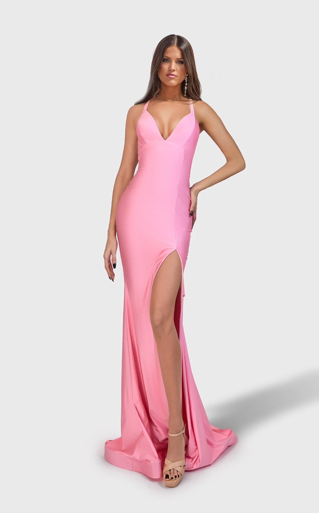 Jessica Angel 2709 Fitted Formal Long Prom Dress