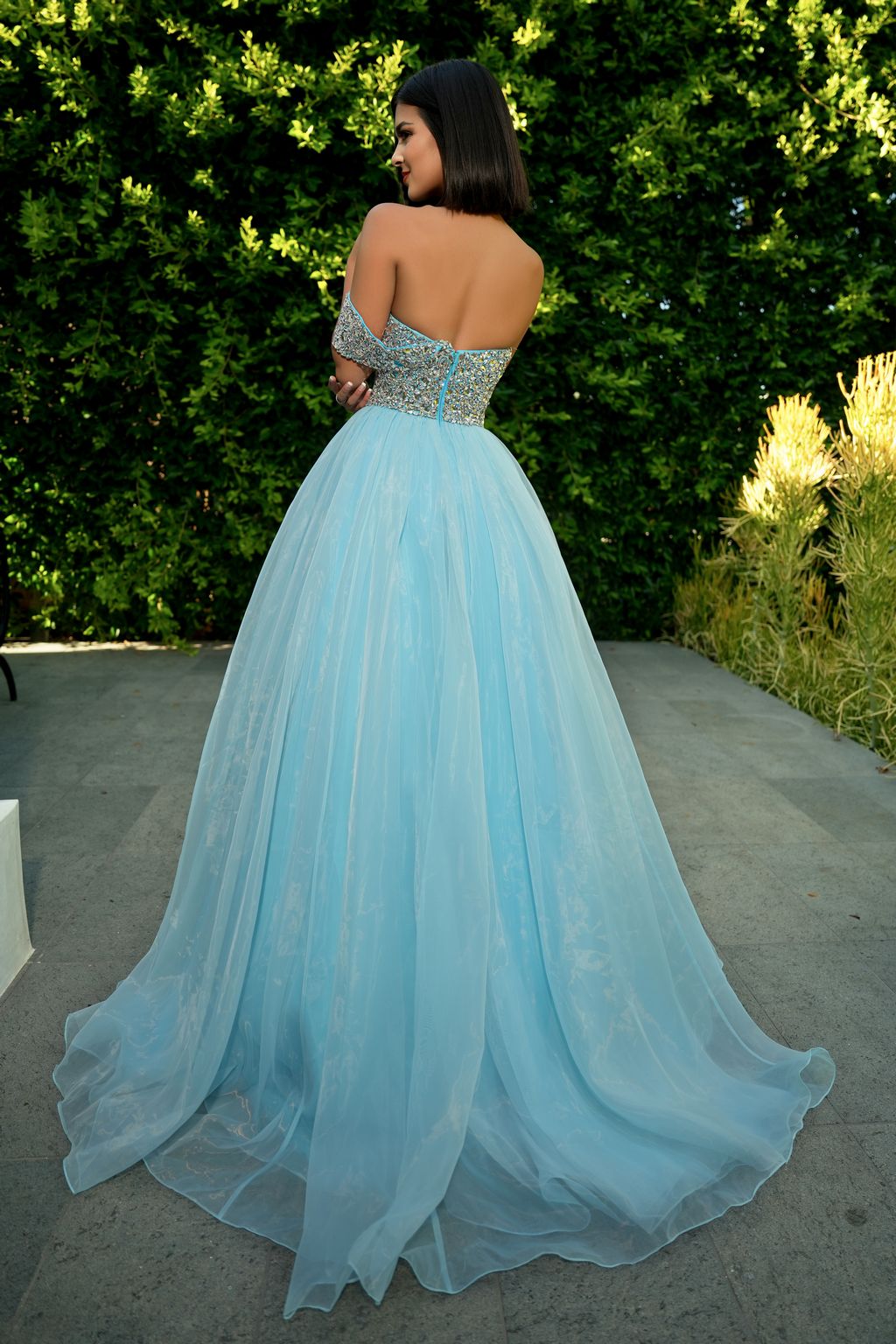Light Blue Portia and Scarlett PS24401 Long Prom Formal Dress for $1049 ...