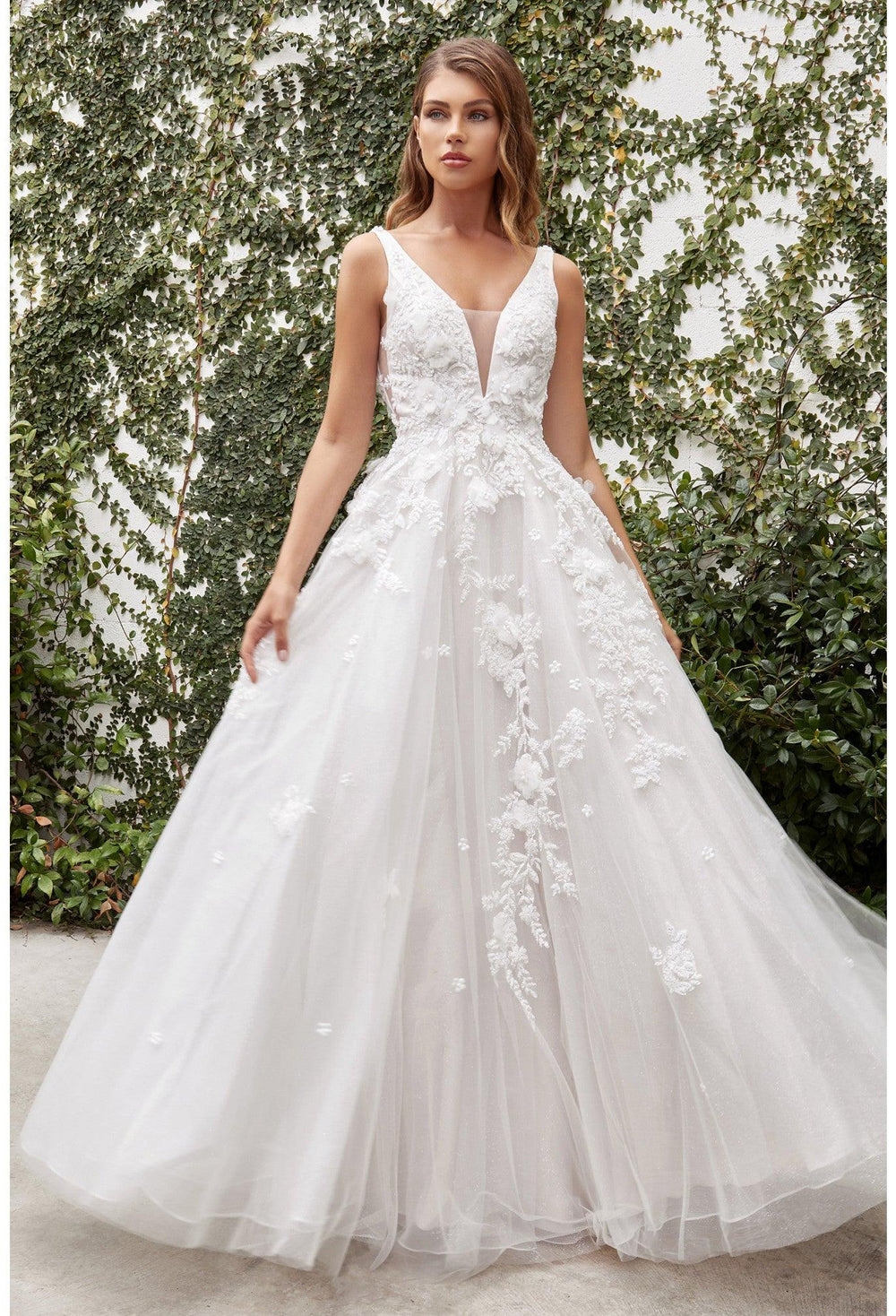 Andrea & Leo CDA1028W Gardenia Long Wedding Dress