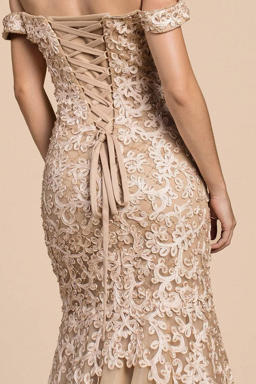 Andrea & Leo CDA0401 Long Prom Mermaid Dress | The Dress Outlet