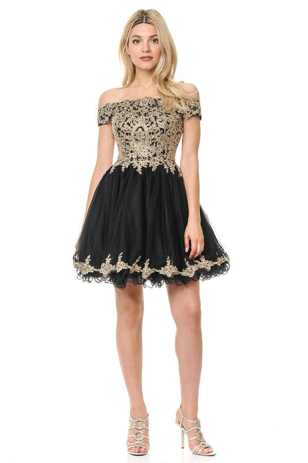 Short Homecoming Cocktail Dress Lenovia 8124