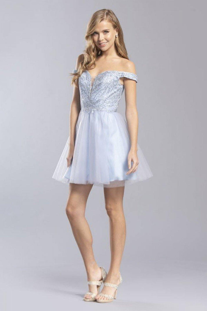 Embellished Homecoming Short Dress | The Dress Outlet