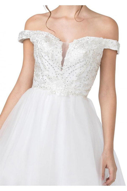 Embellished Homecoming Short Dress | The Dress Outlet