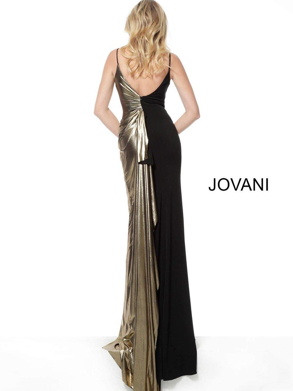 Black/Gold Jovani 1700 Long Two Tone Prom Dress for $149.99 – The Dress ...