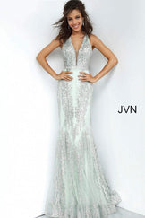 Mint Jovani 3663 Long Formal Prom Dress for $440.0 – The Dress Outlet