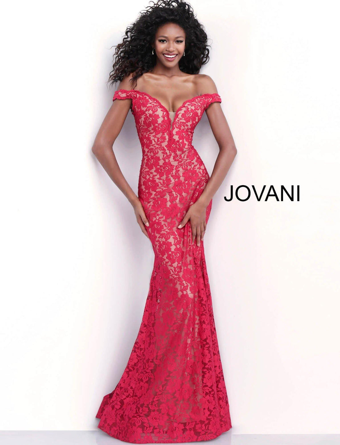 Red Jovani 67304 Long Fitted Formal Dress Prom for $490.0 – The Dress ...