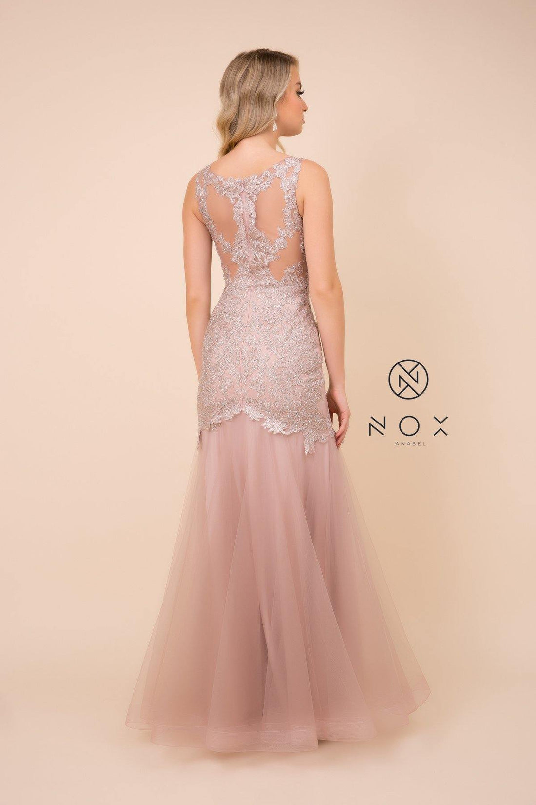 Rose Tan Long Formal Sleeveless Mermaid Prom Dress for $169.99 – The ...
