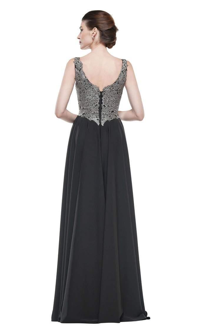 Black/Silver Marsoni Long Formal Dress for $371.99 – The Dress Outlet