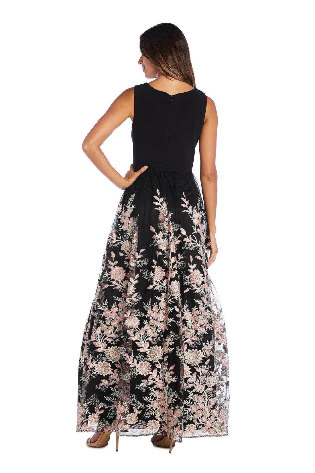 Black/Pink Morgan & Co 12682 Long Formal Dress for $79.99 – The Dress ...