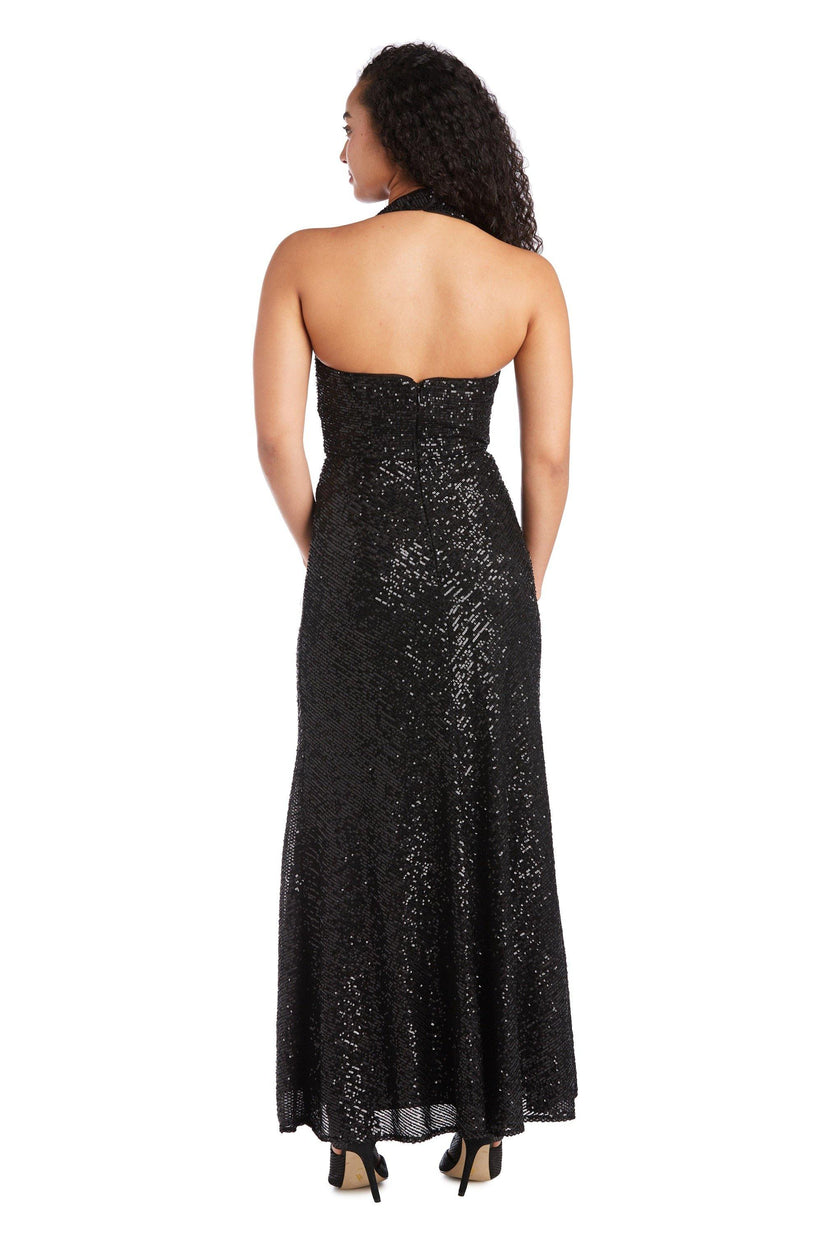 Black Morgan & Co 12779 Long Prom Sequins Dress for $104.99 – The Dress ...