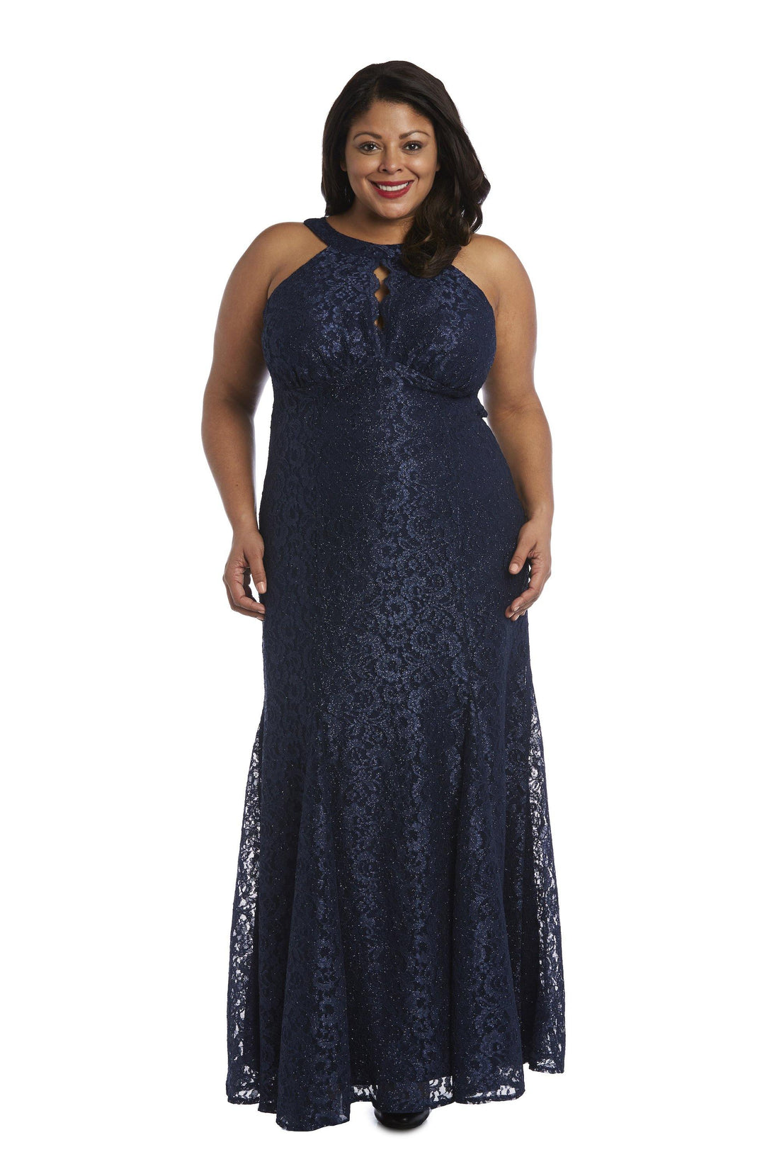 Navy Nightway Long Plus Size Lace Formal Dress 21713w For 104 99 The