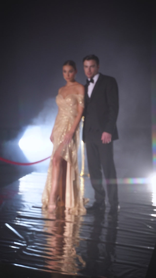 Rose Cinderella Divine CD878 Off Shoulder Long Formal Dress for $129.0 – The Dress Outlet