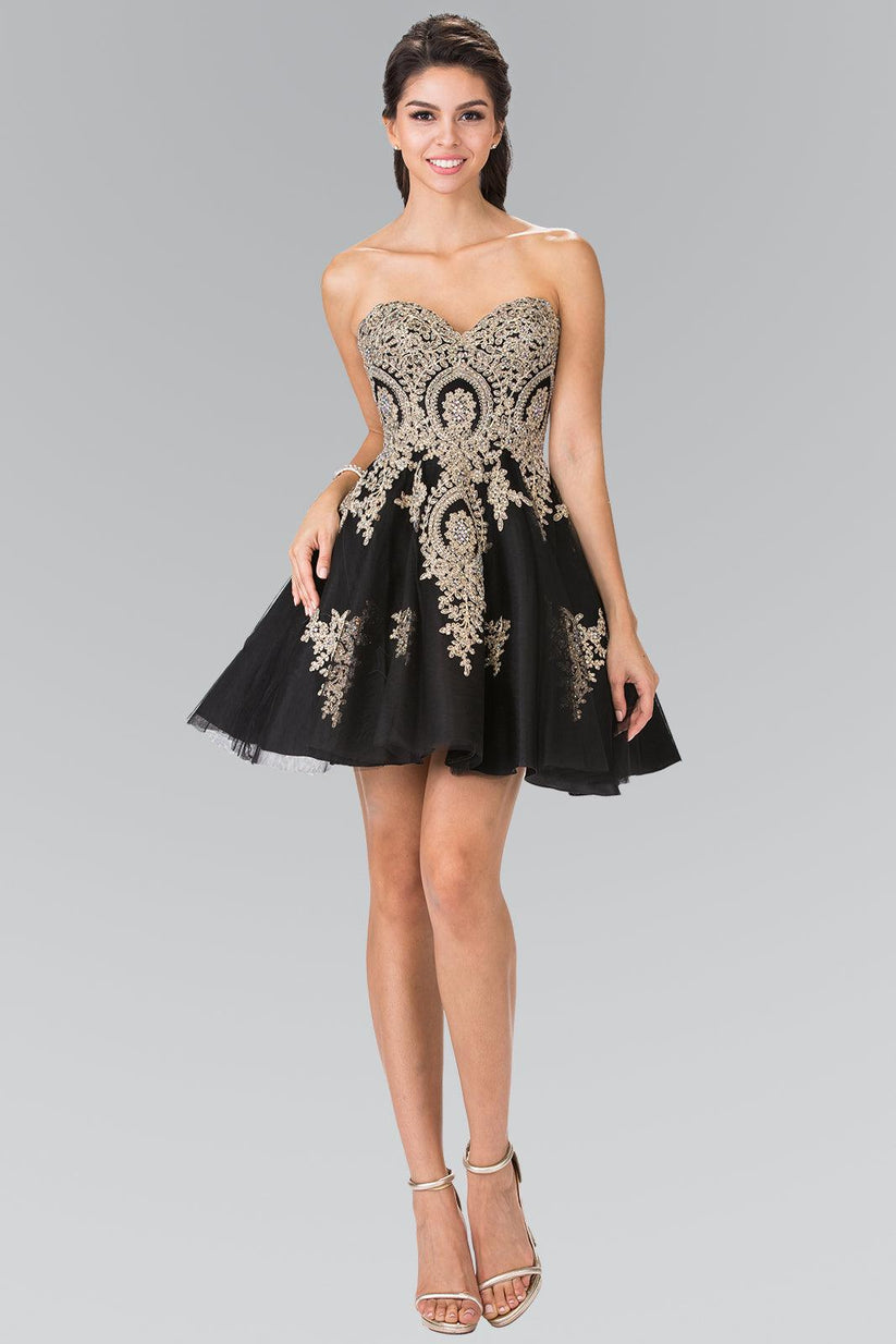Champagne Prom Short Dress Homecoming for $149.99 – The Dress Outlet