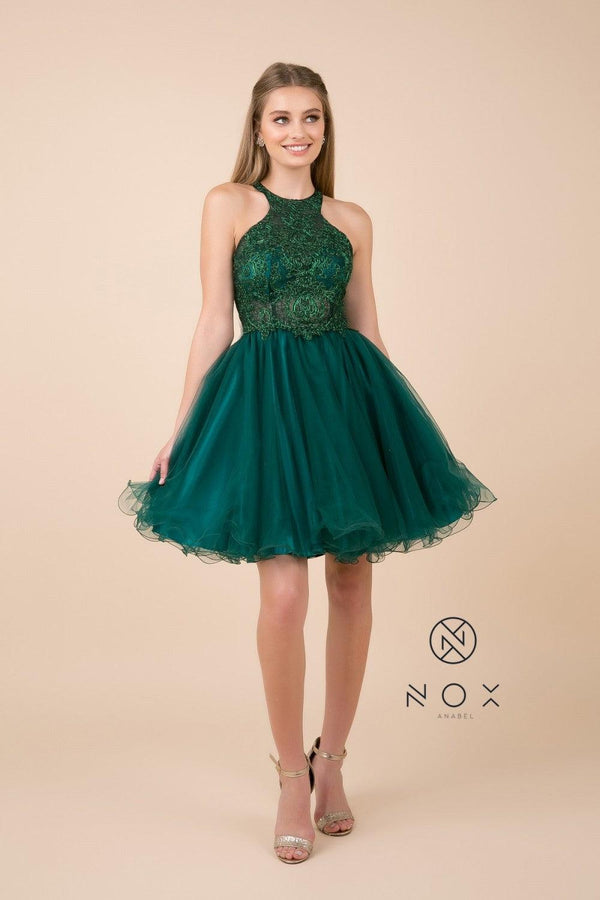 Champagne Prom Short Dress Sleeveless Homecoming for $79.99 – The Dress ...