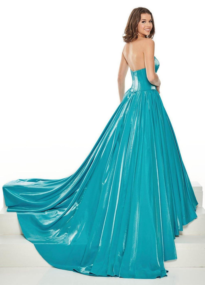 Tangerine Long Prom Dress Ball Gown for $959.99 – The Dress Outlet