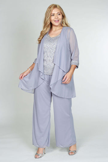 Shop for Fashionable Plus Size Pant Suits - The Dress Outlet