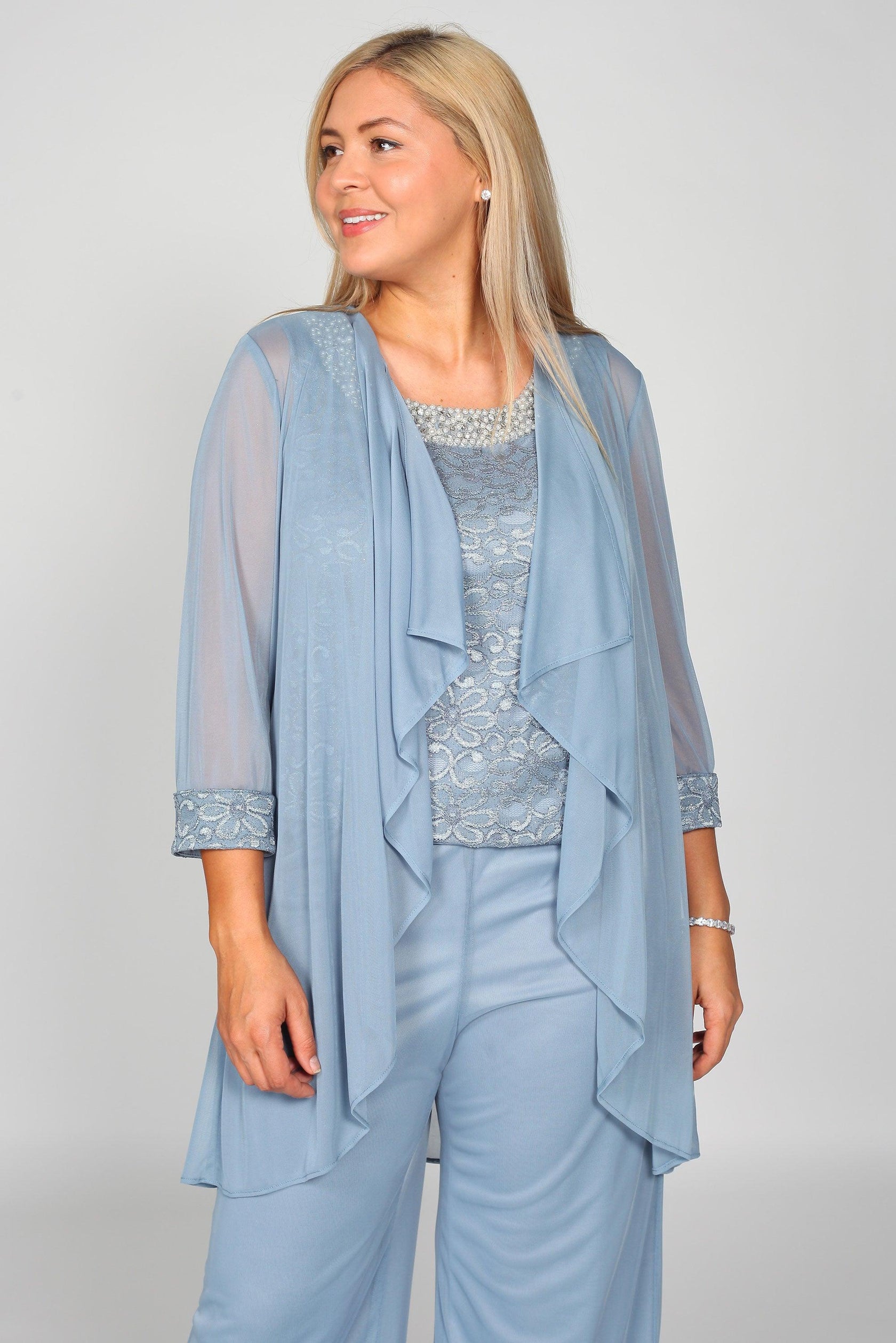 Blush R&M Richards 5008W Plus Size Pant Suit for $39.99 – The Dress Outlet