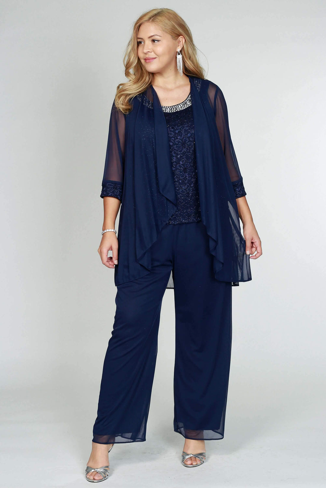 Champagne R&M Richards 5008W Plus Size Pant Suit for $49.0 – The Dress ...