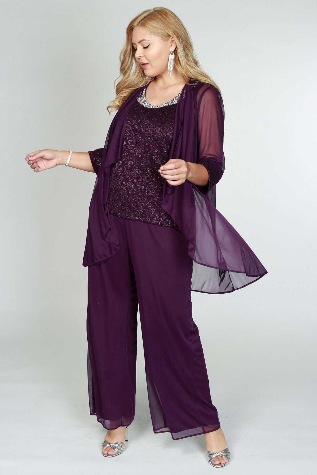 Blush R&M Richards 5008W Plus Size Pant Suit for $39.99 – The Dress Outlet