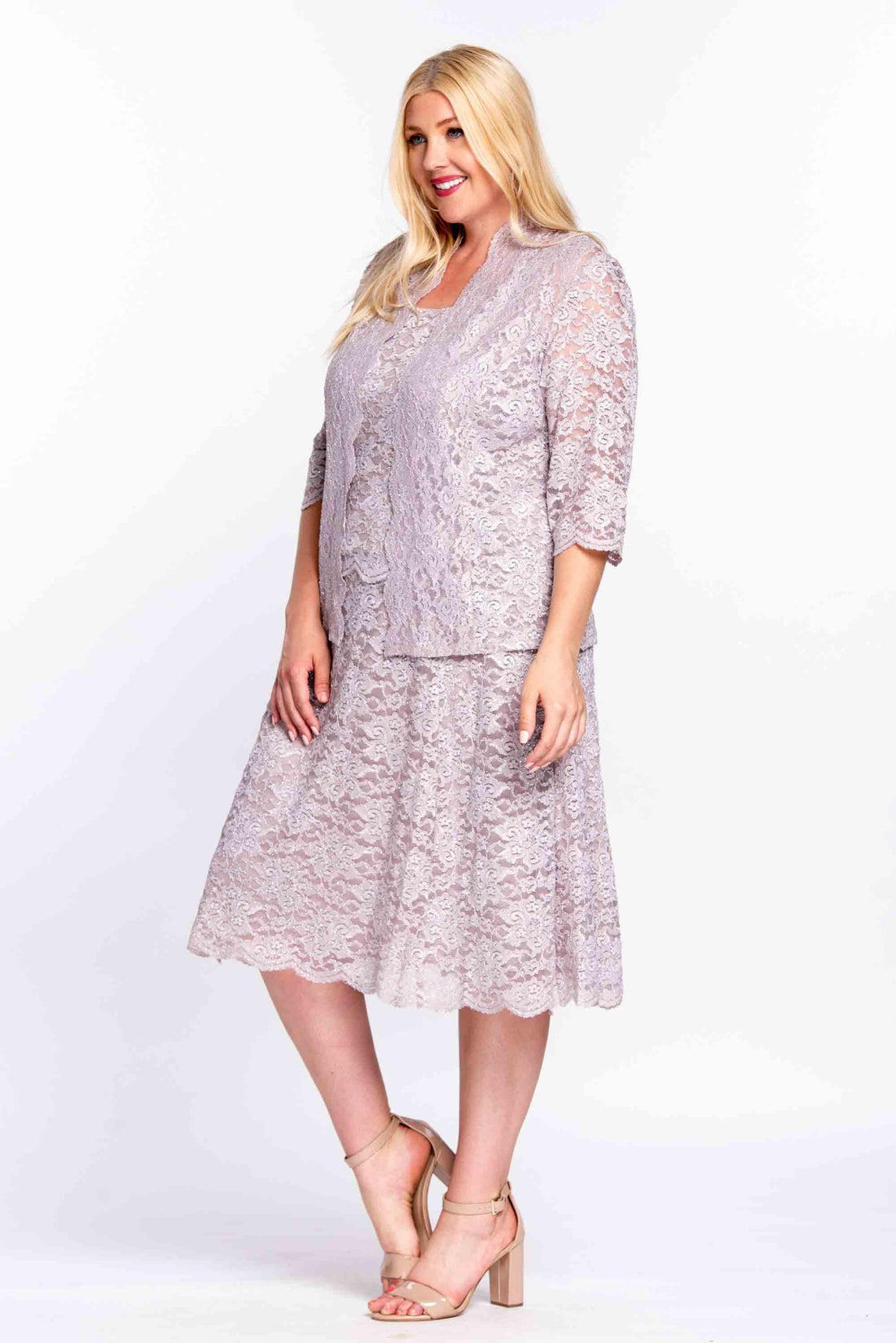 Champagne R&M Richards 5089 Short Mother Of The Bride Dress for $13.99 ...