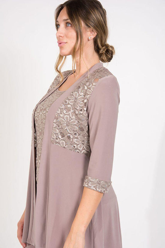 Pewter R&M Richards 7772 Mother Of The Bride Formal Pant Suit for $59.0 ...