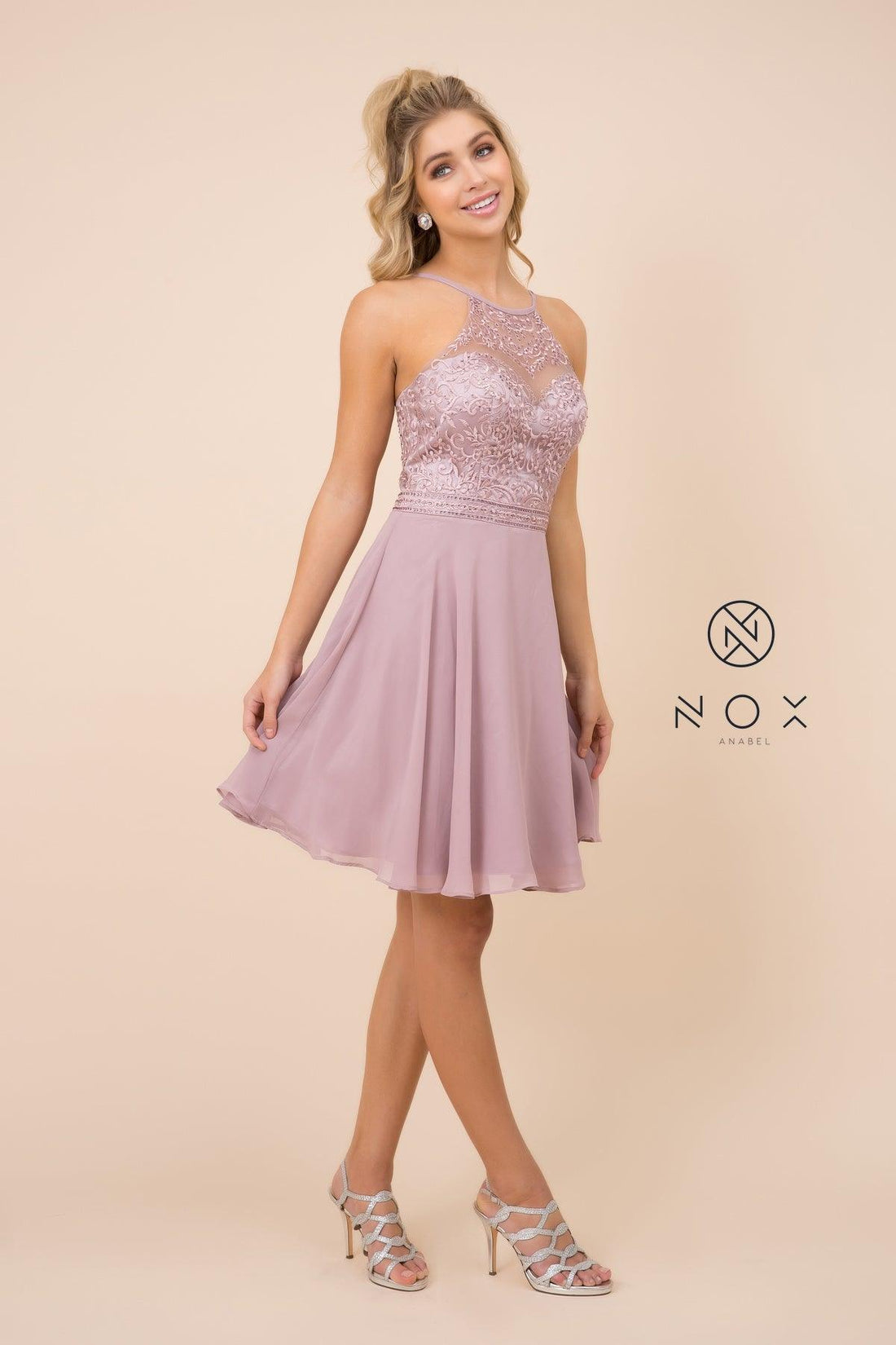 Tan Prom Short Dress Homecoming for $59.99 – The Dress Outlet