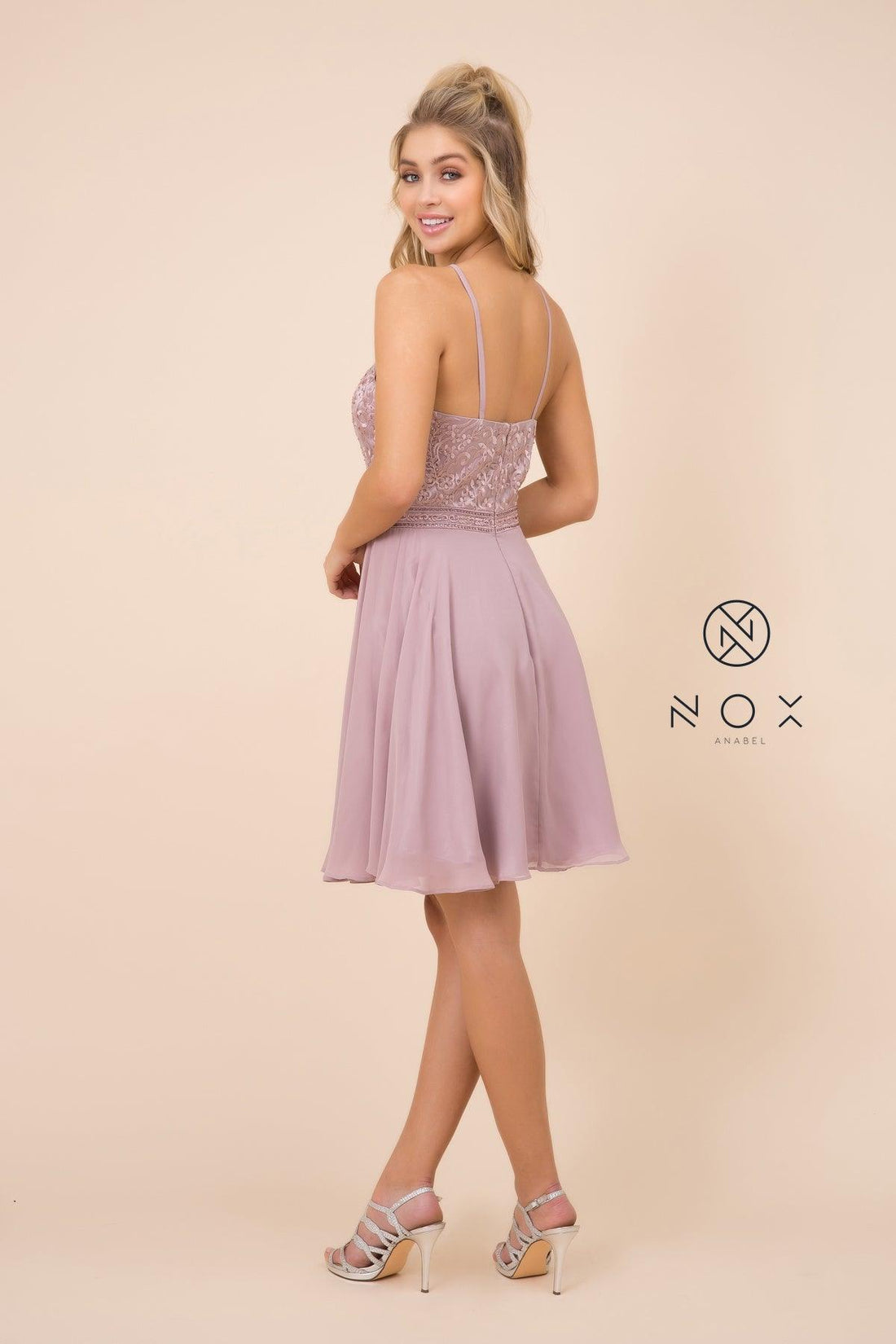 Tan Prom Short Dress Homecoming for $59.99 – The Dress Outlet