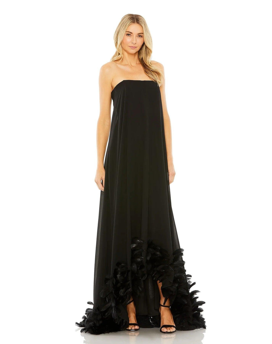Aqua Mac Duggal 13001 High Low Chiffon Formal Dress for $798.0 – The ...