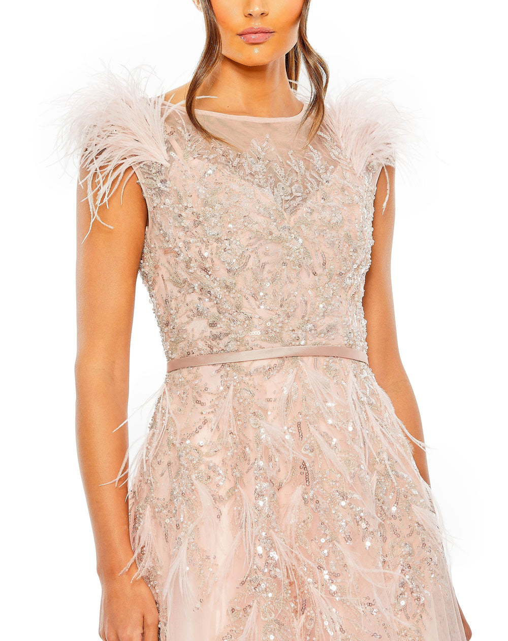 Mac Duggal 20520 Blush 10 Sale