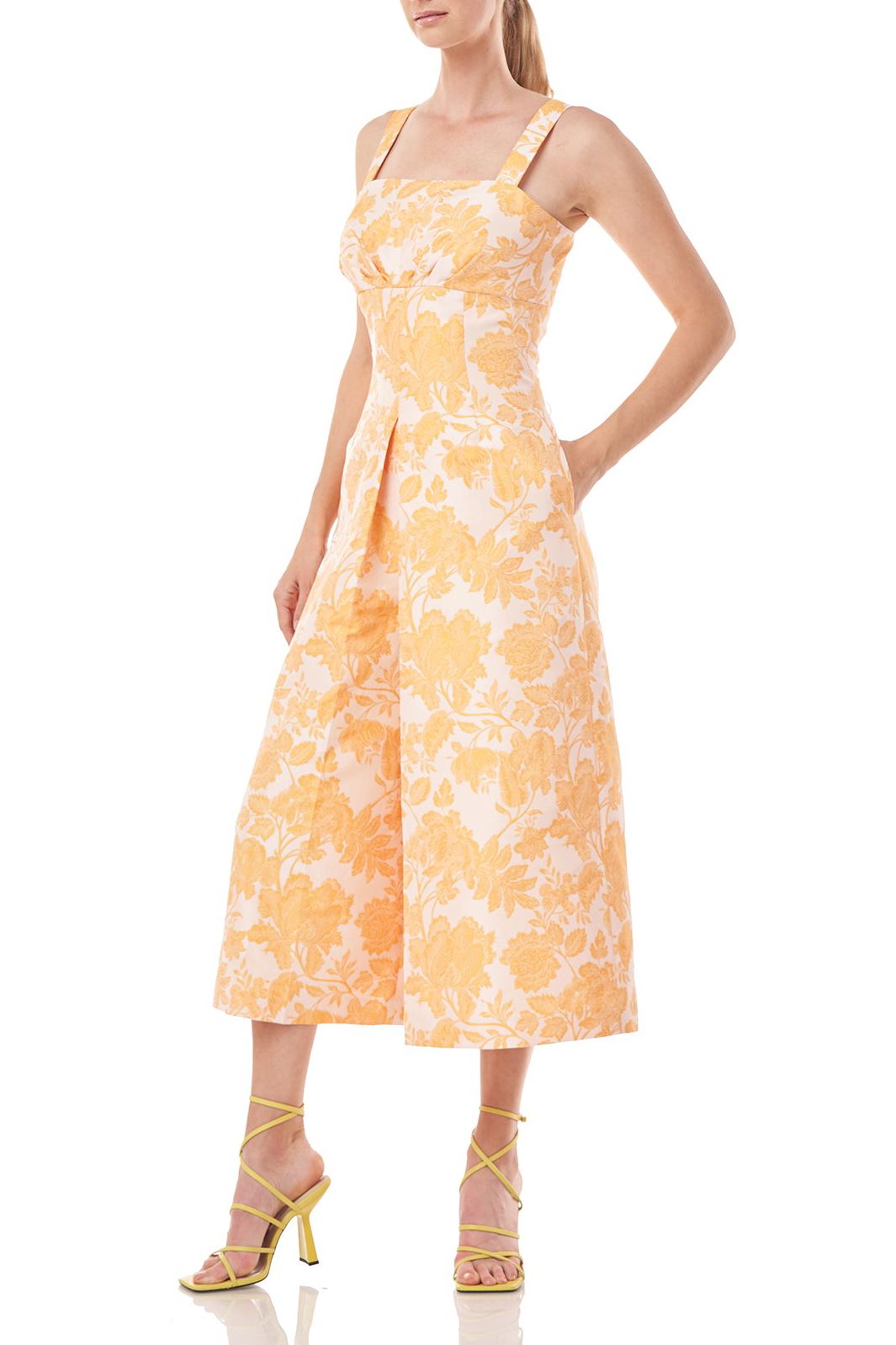 MANGO Kay Unger 5547425 Two Tone Floral Formal Jumpsuit for $201.99 ...