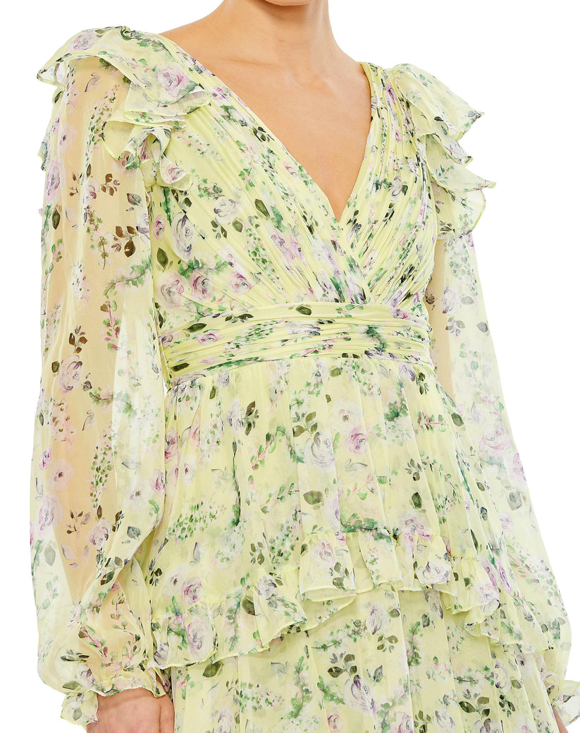 Keylime Mac Duggal 68220 High Low Formal Floral Dress for $598.0 – The ...