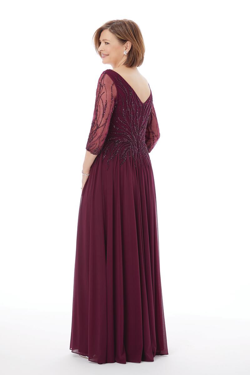 Charcoal MGNY Madeline Gardner New York 72202 Long Mother of the Bride ...