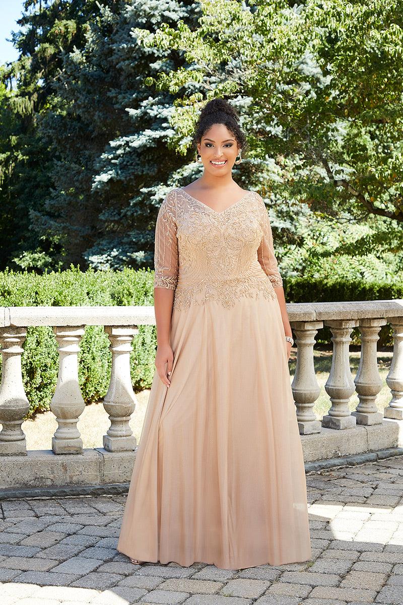 Graphite MGNY Madeline Gardner New York 72618 Long Formal Dress for ...