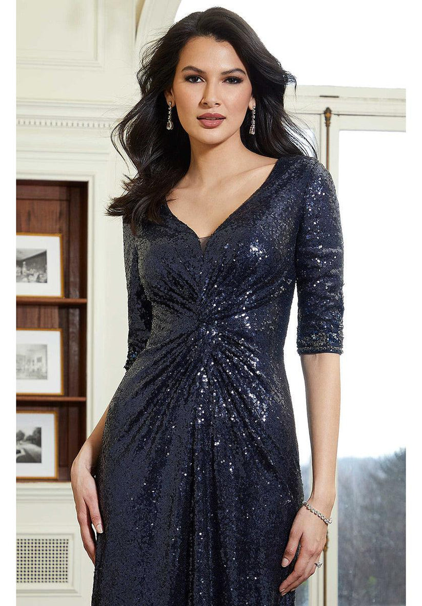 Black MGNY Madeline Gardner New York 72624 Long Formal Dress for $549.0 – The Dress Outlet