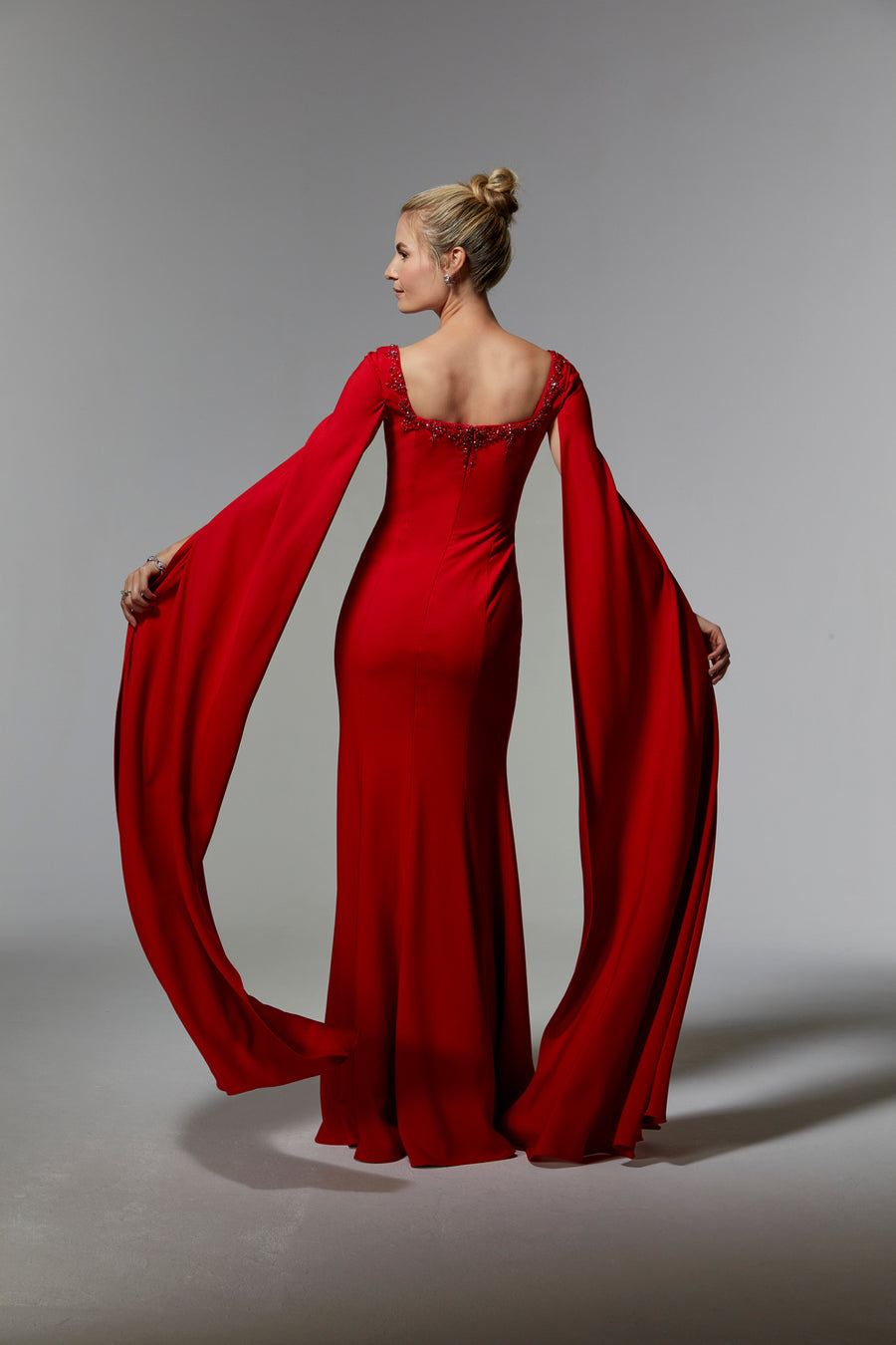 Sage MGNY Madeline Gardner New York 72915 Long Formal Gown with ...