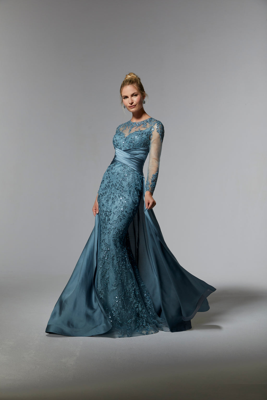 MGNY Madeline Gardner New York 72937 Long Sleeve Formal Mother of the ...