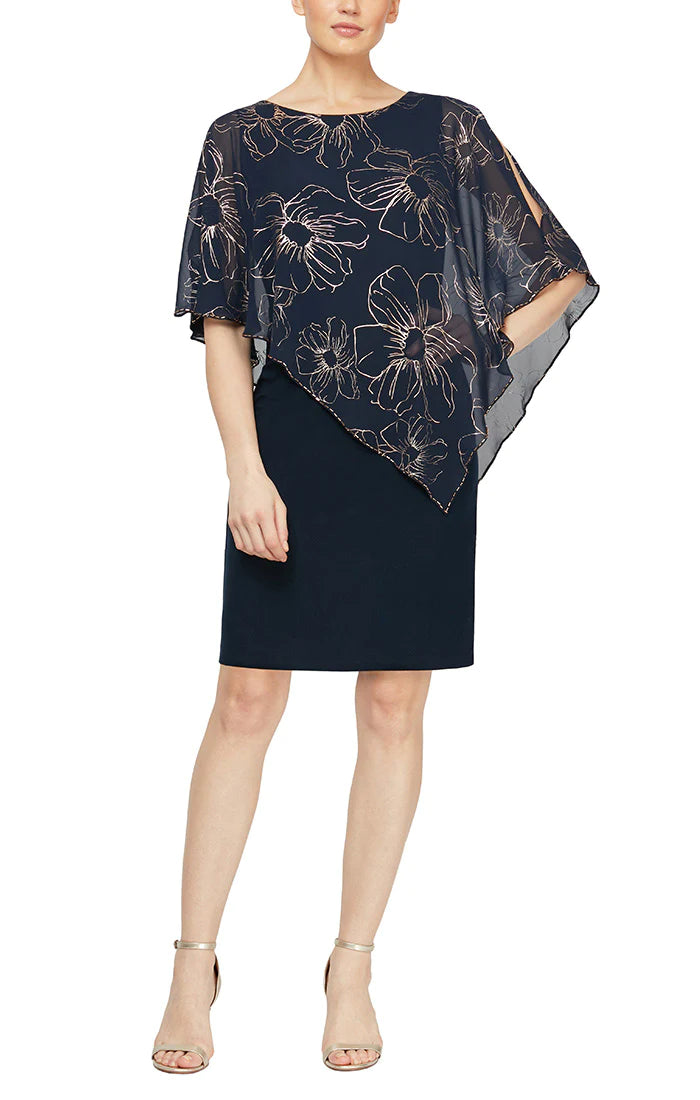 Wedgewood SL Fashions 9179146 Overlay Short Cocktail Dress for $119.0 ...