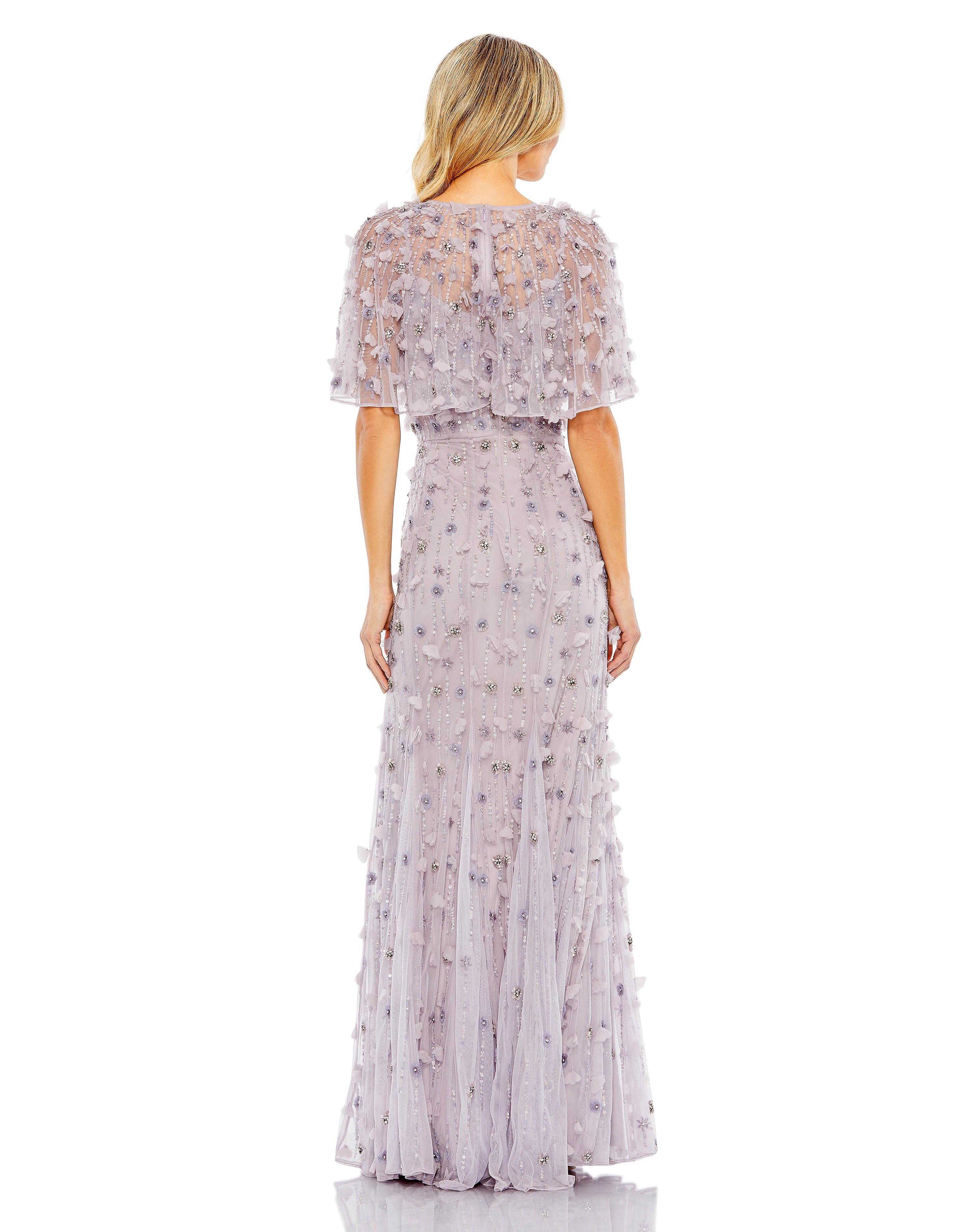 Vintage Lilac Mac Duggal 93653 Long Mother of the Bride Dress - Mother ...